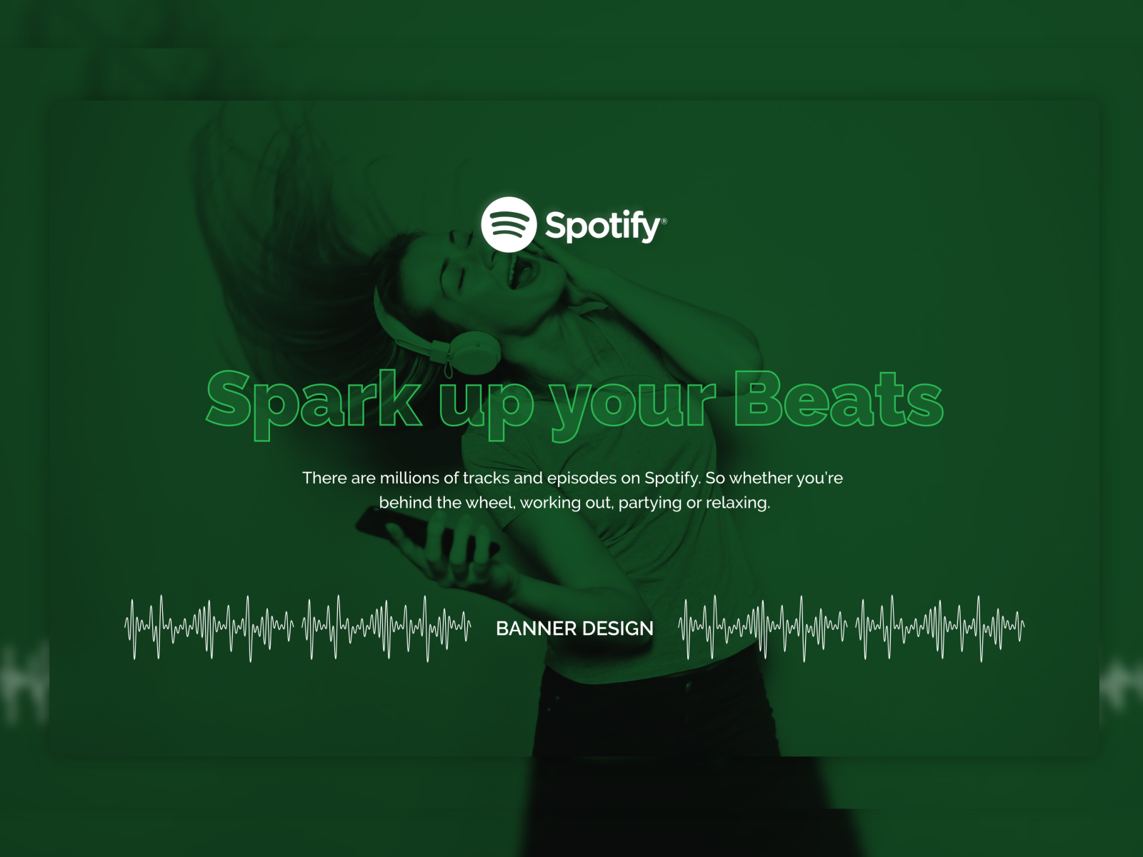 Spotify Banner Design By Akshat Pandey On Dribbble