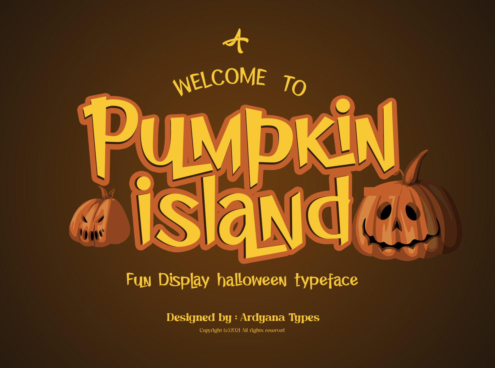 Pumpkin Island Typeface by Ardyana Types on Dribbble