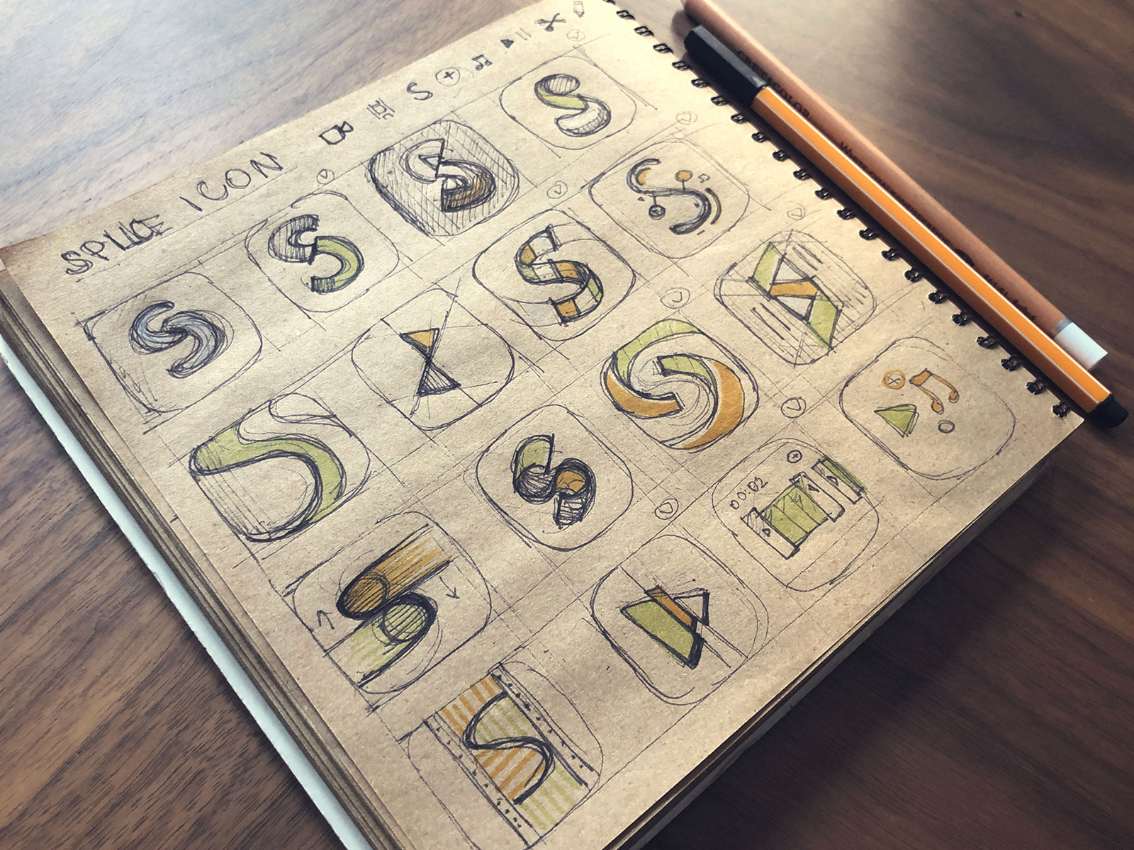 Splice Icon by Konstantin Kolesov on Dribbble