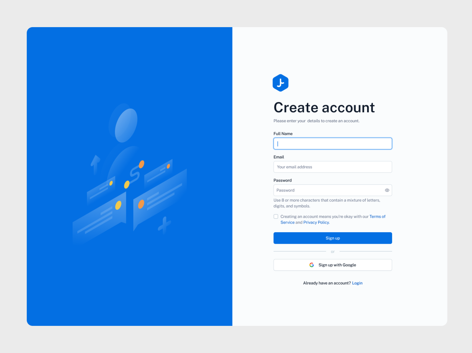 Sign Up Page by Bishal Sapkota on Dribbble