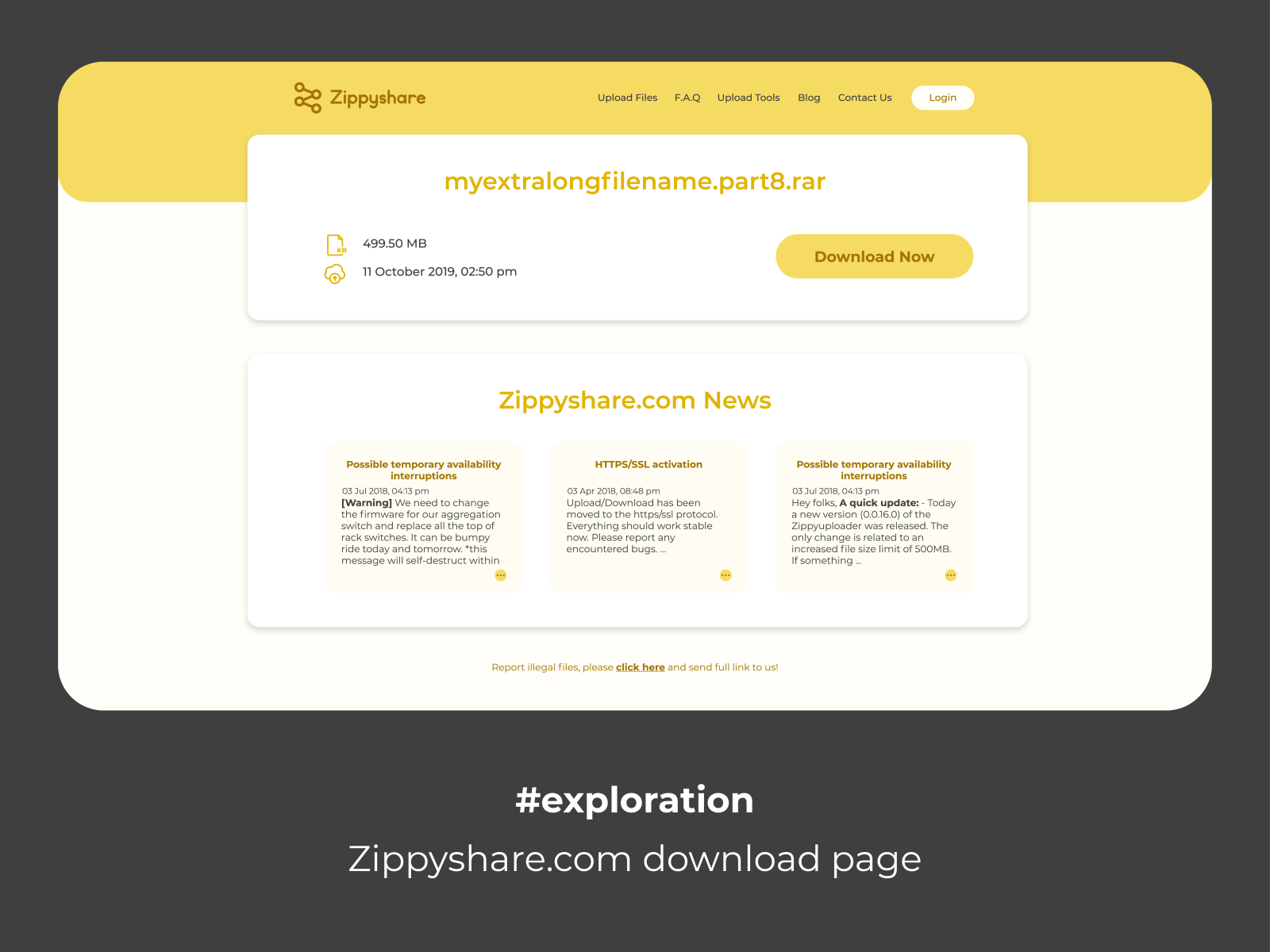 Zippyshare logo revamp - UI exploration by Cirquare on Dribbble
