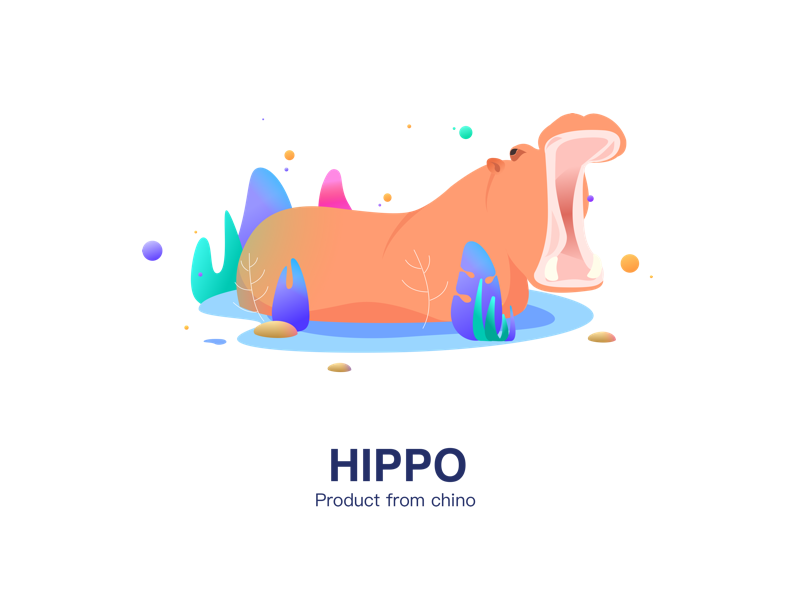 Hippo by Chino on Dribbble