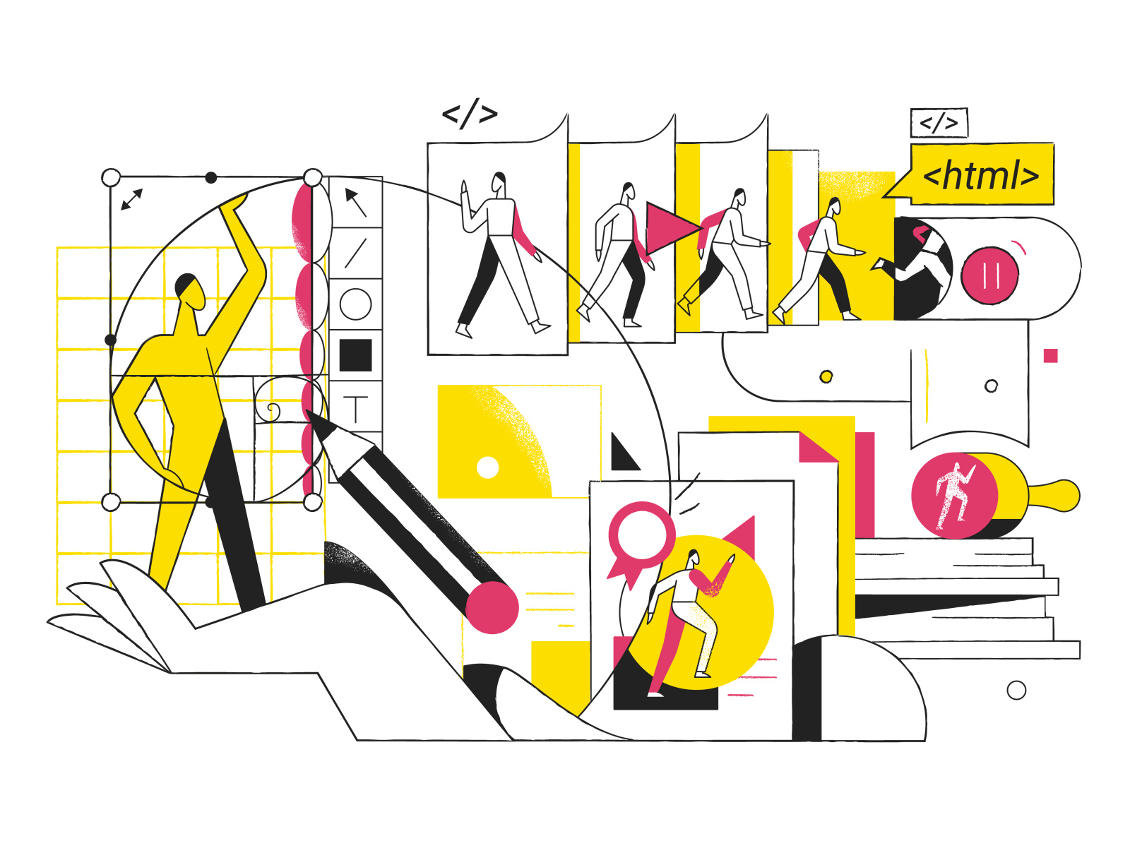 visual communication by Anna Yashina on Dribbble