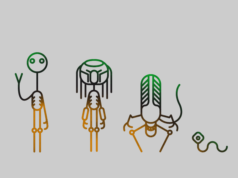 Alien Evolution by Dragon Creation on Dribbble