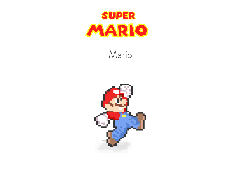 8-bit Mario by Sam Morgan on Dribbble