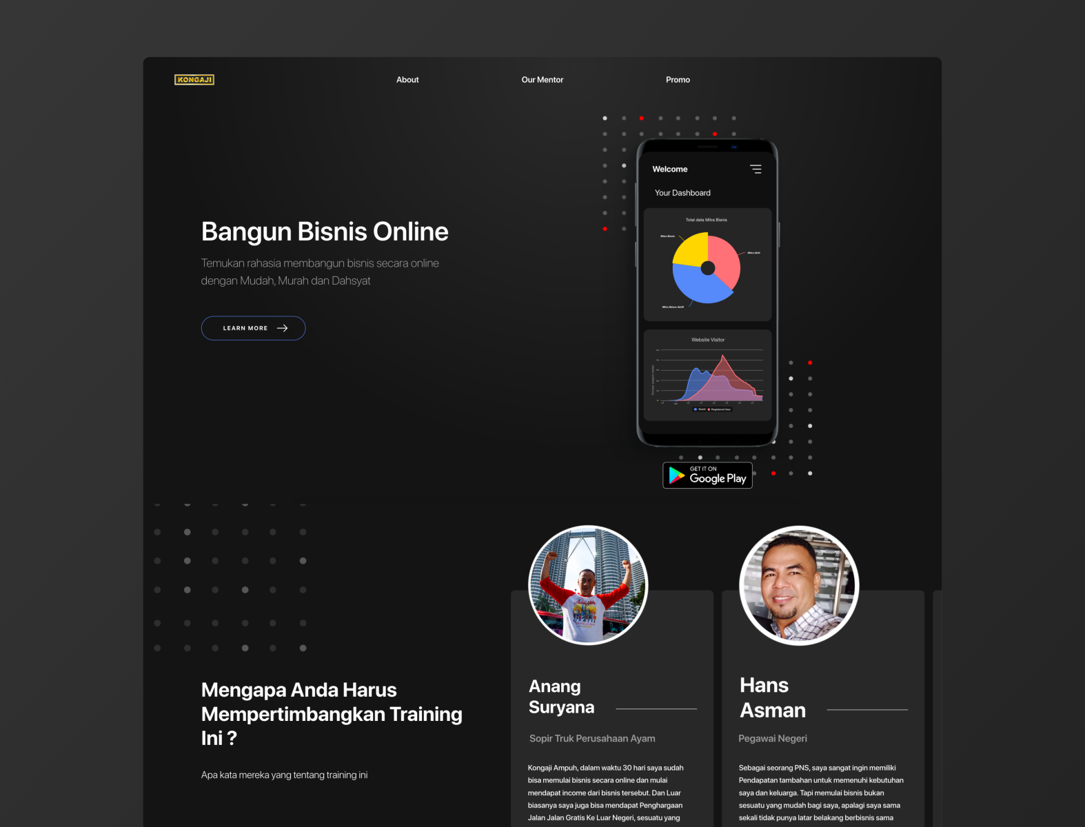 Digital Marketing Website - Landing Page by Faturachman Dwi Putro on ... Digital Marketing Website - Landing Page by Faturachman Dwi Putro on ...