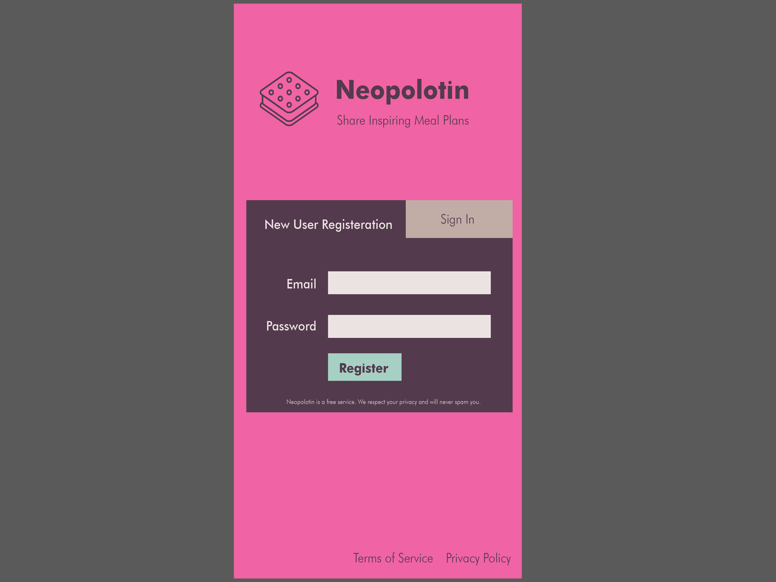 Mobile Registration - Day 1 Challenge by Austin King on Dribbble