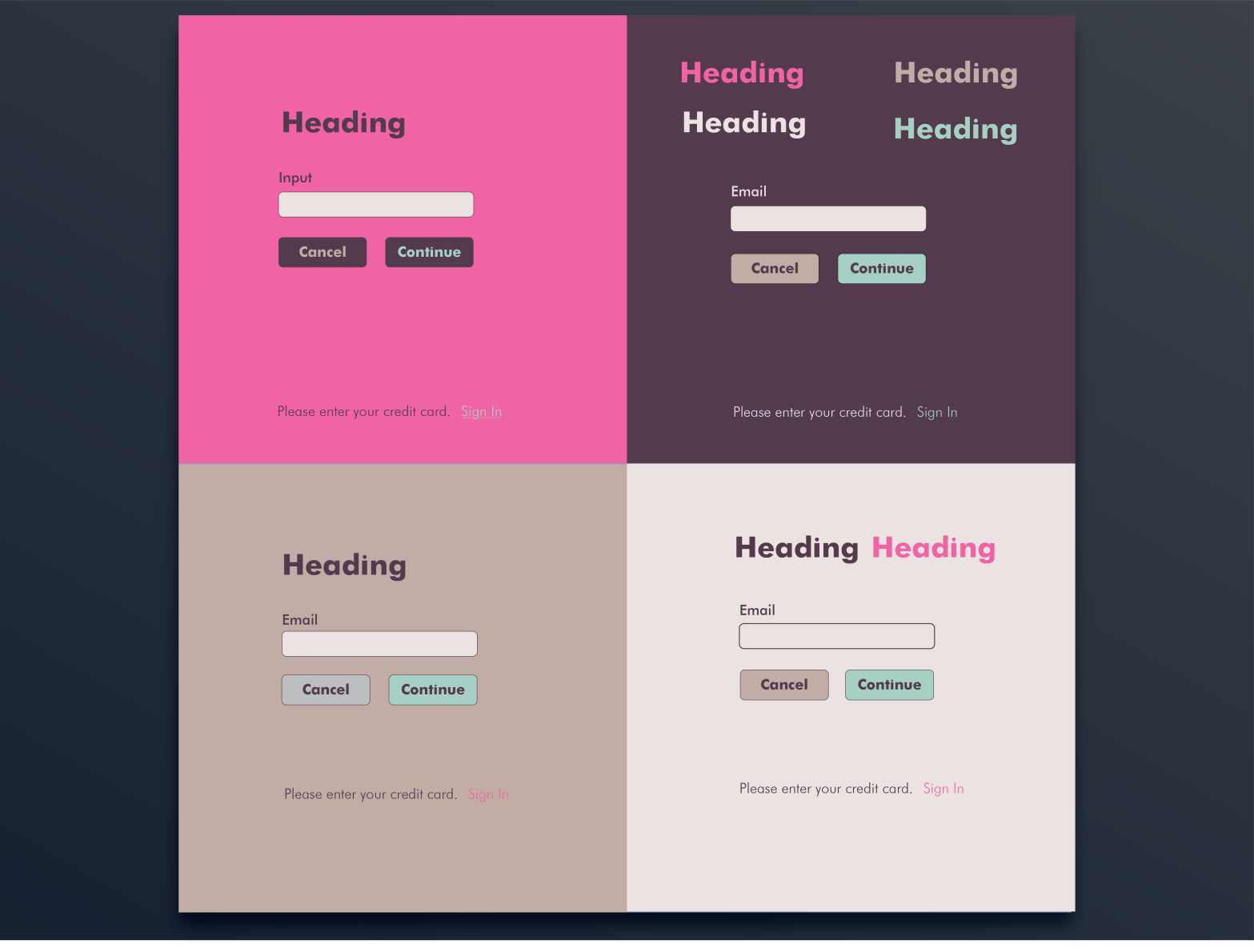Day 2 Challenge Prep - Color Pallet test by Austin King on Dribbble