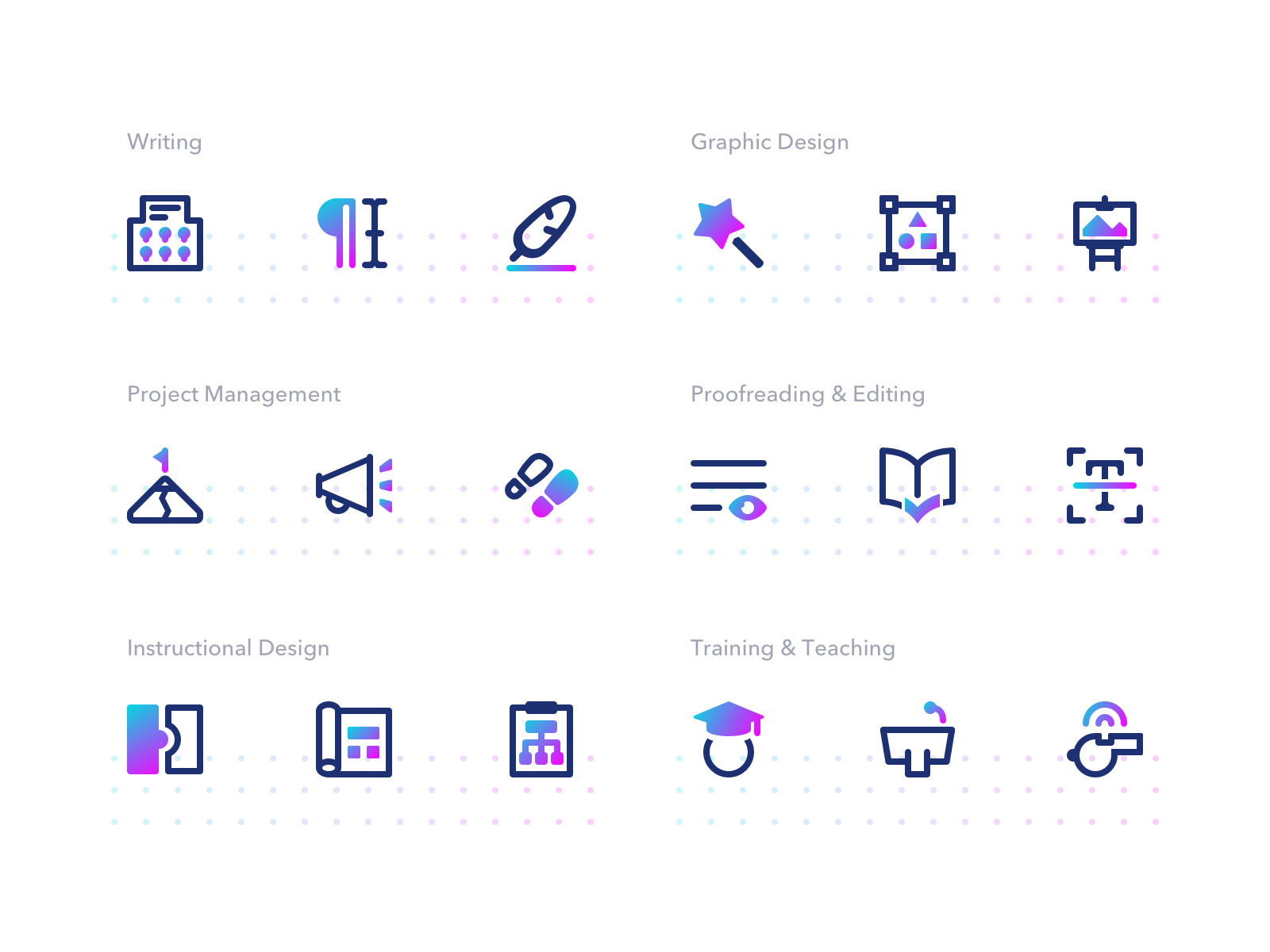 Design Services Icon Set by Rob den Breems on Dribbble