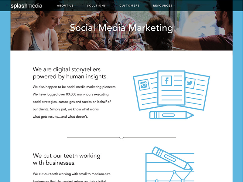 Splash Media by Ryan Chen on Dribbble