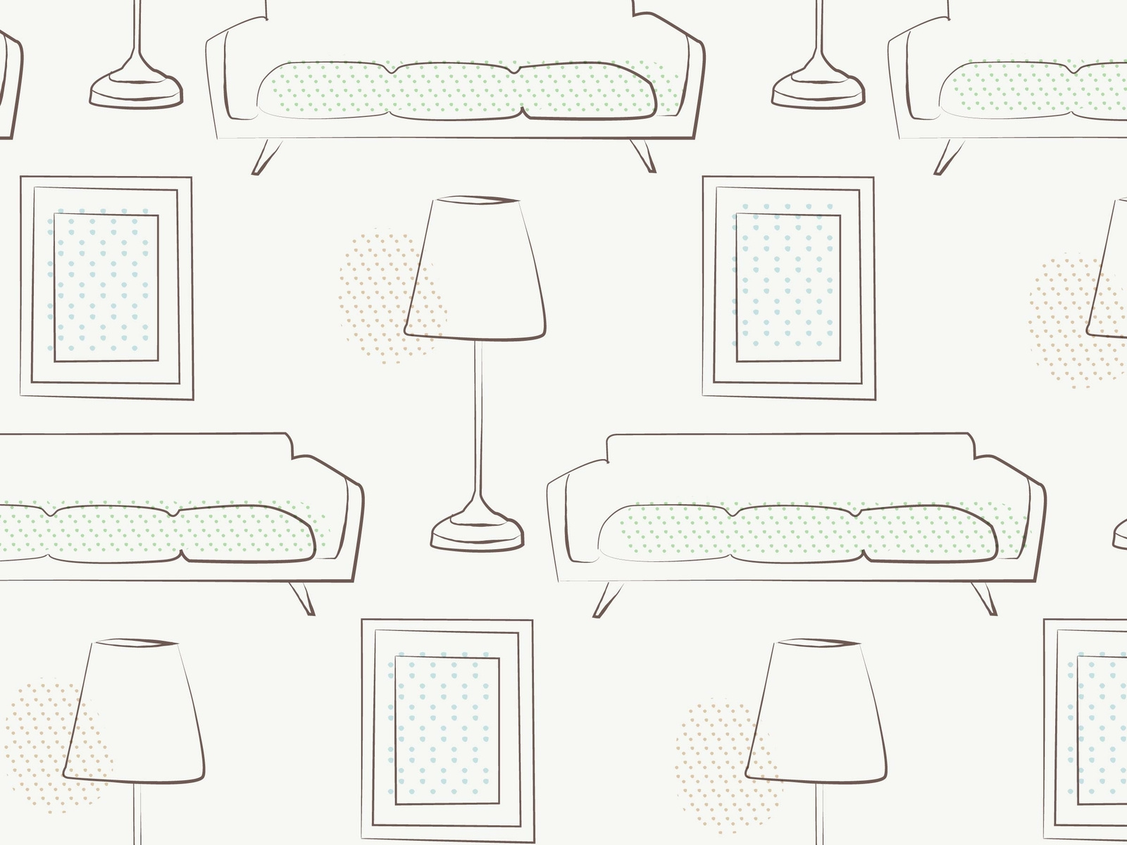 Daily Pattern #010 Furniture by Namika Haiji Hamasaki on Dribbble