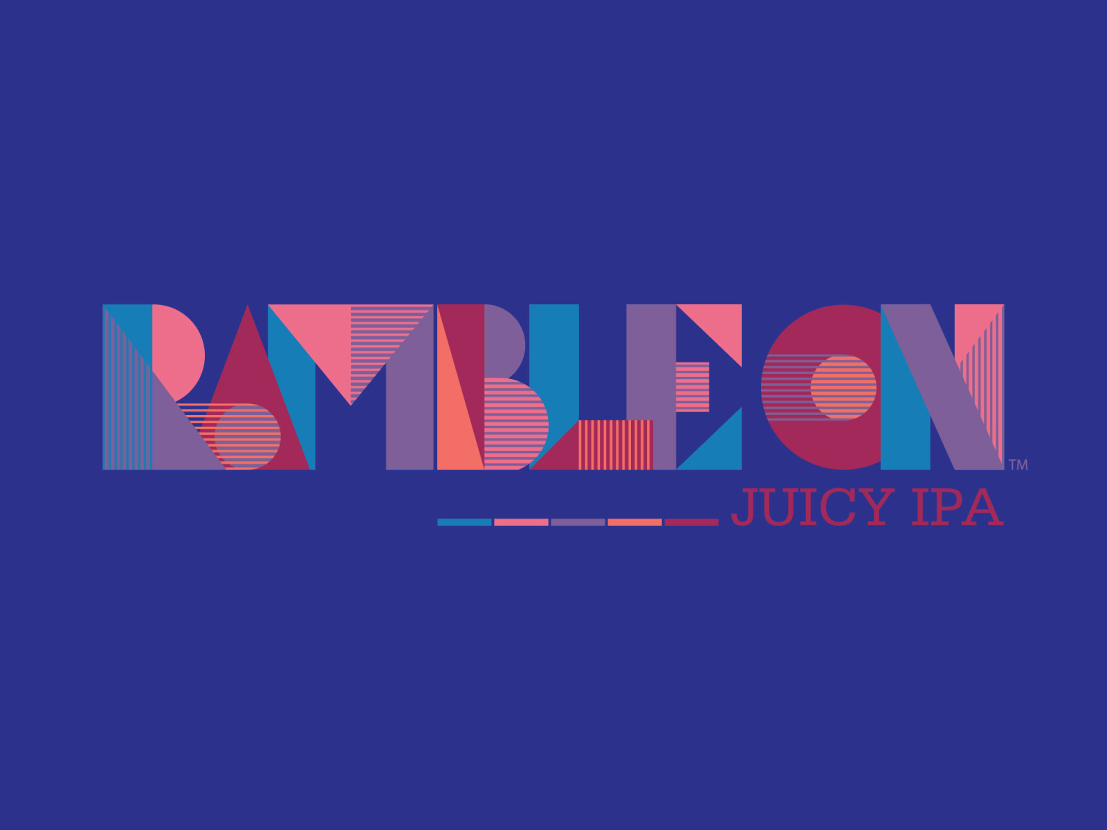 Ramble On Juicy IPA by BJ Swing on Dribbble