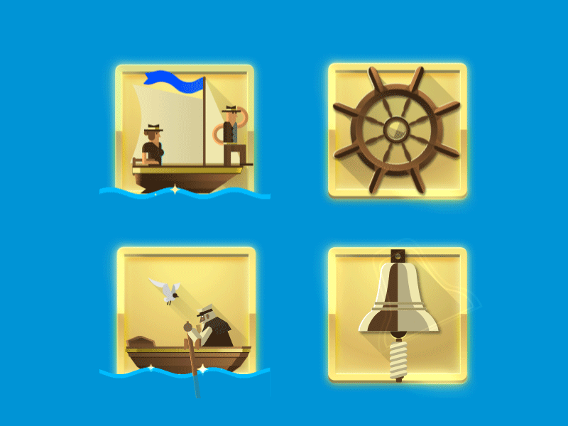 Animated Marine Symbols by Alex Understands on Dribbble