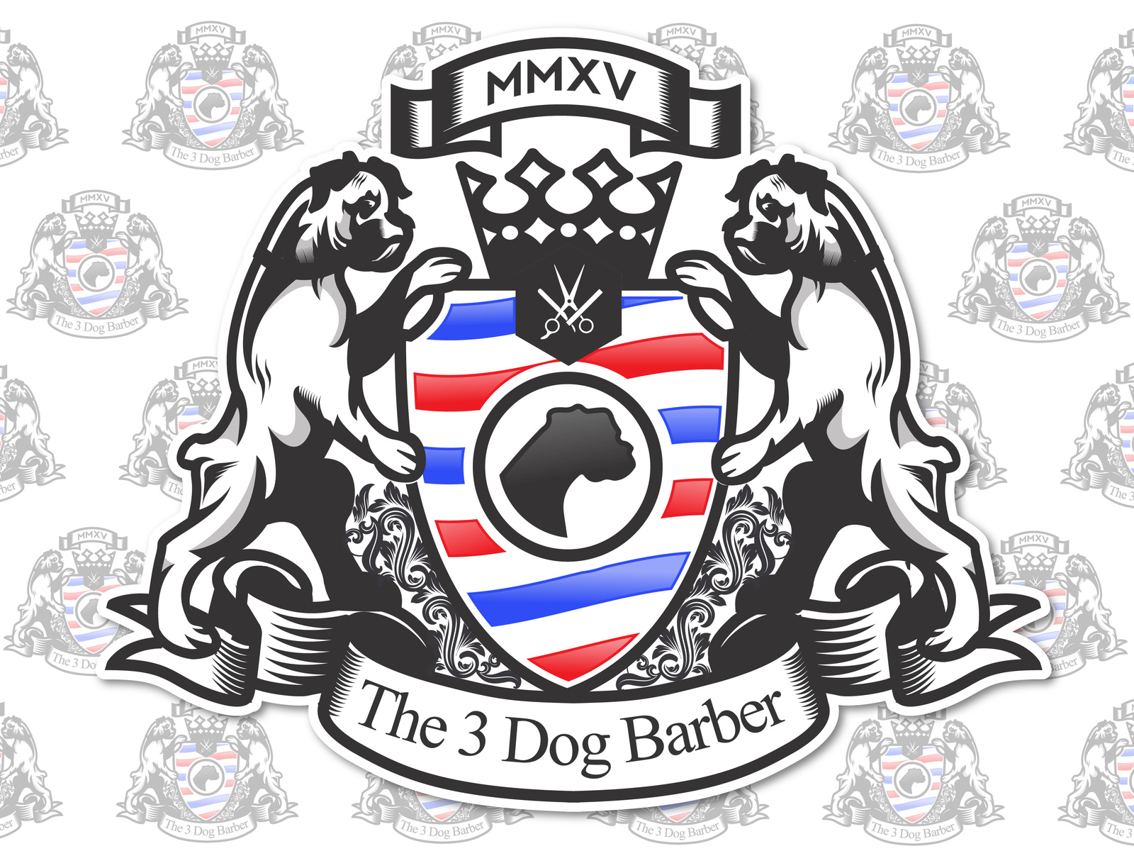3 dog barber by jimjemr on Dribbble