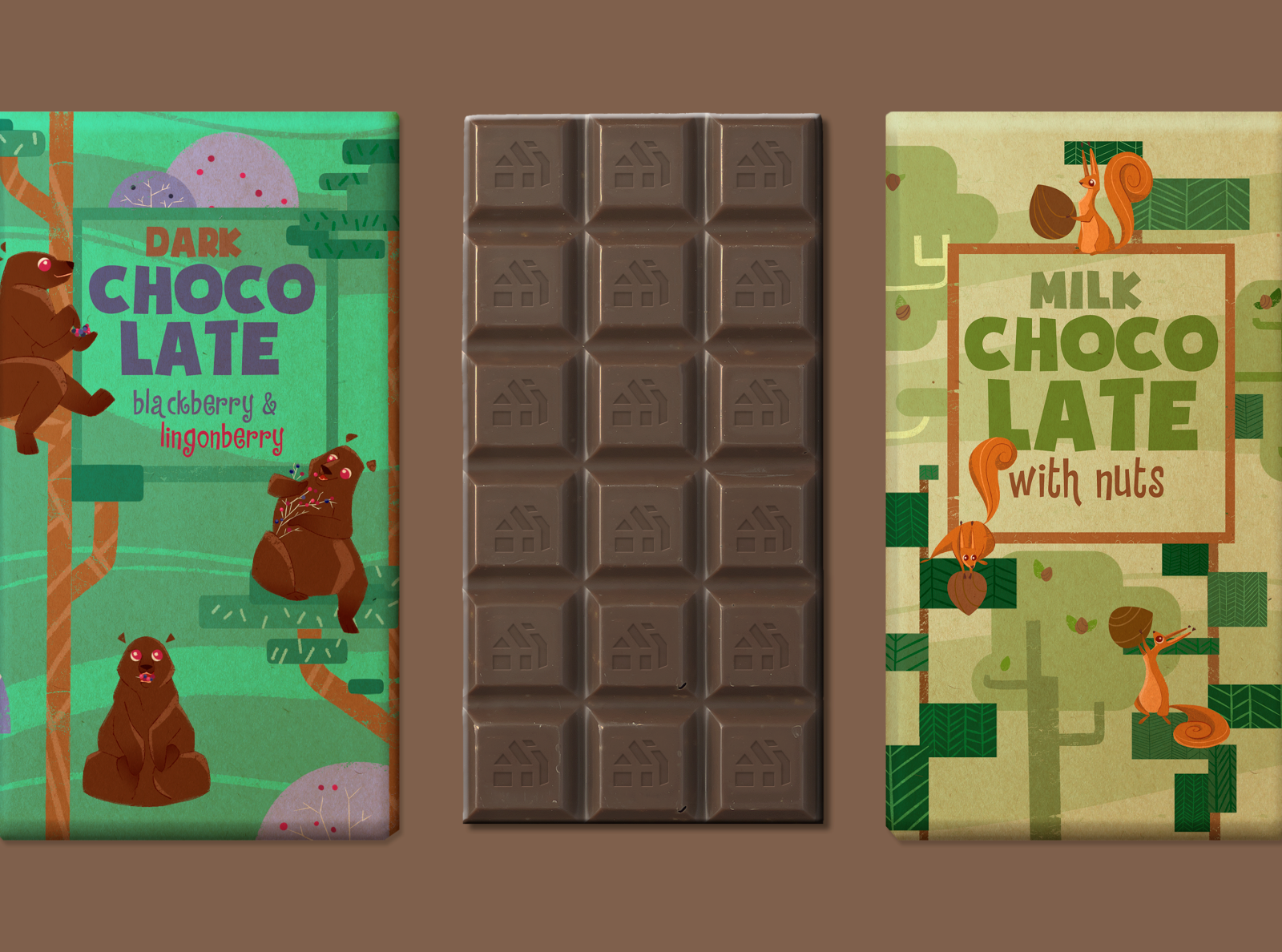 chocolate packaging design by Irina Petrenko on Dribbble