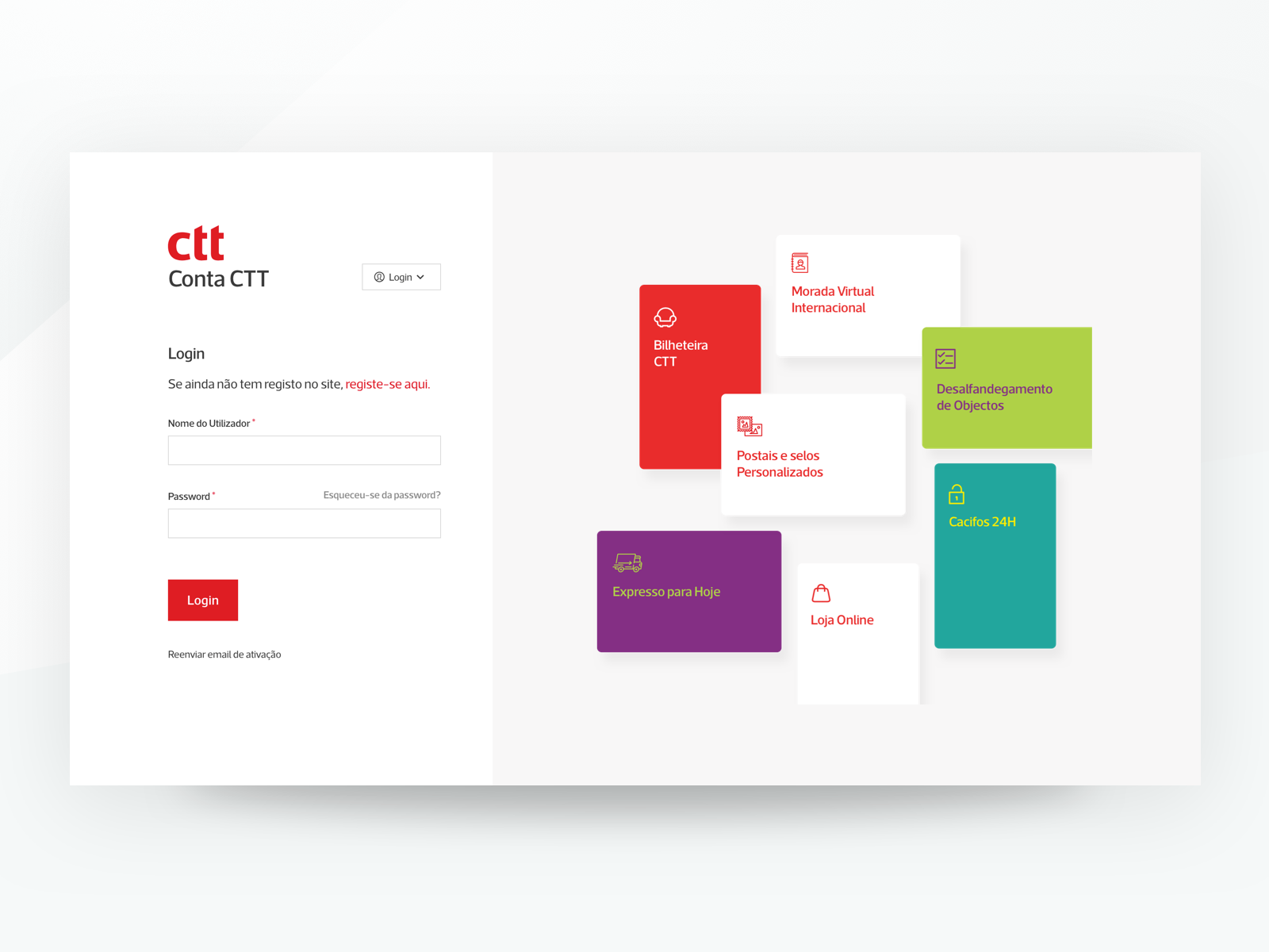 CTT | Login page by Major on Dribbble