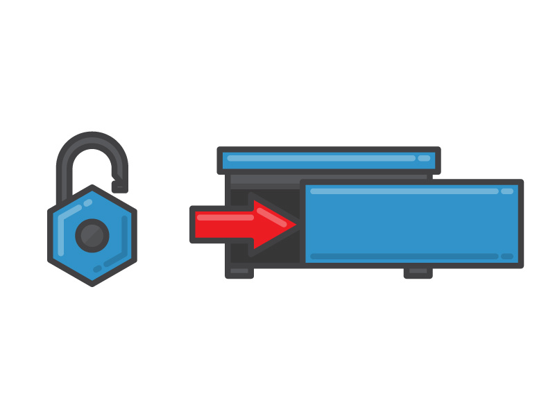Locking Hardware Icons V2 by Scotty Simpson on Dribbble