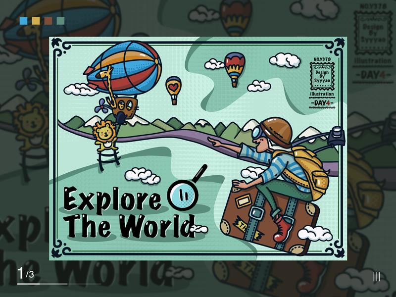 Explore the world by yyyao S on Dribbble