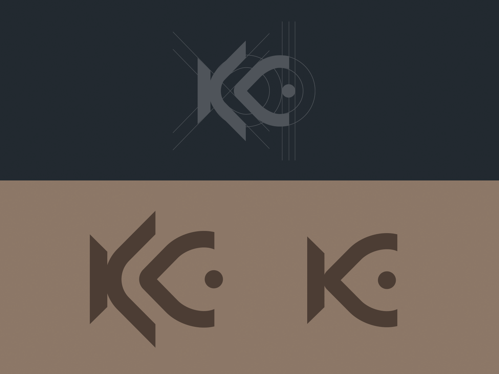 KC, the Ripple Enthusiast's Logo Rough by Eric Baxter on Dribbble
