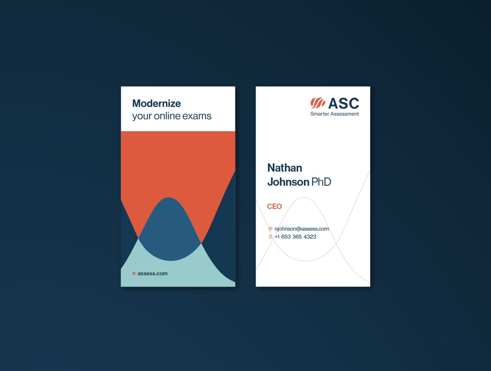 ASC business cards by Marta Wasong on Dribbble