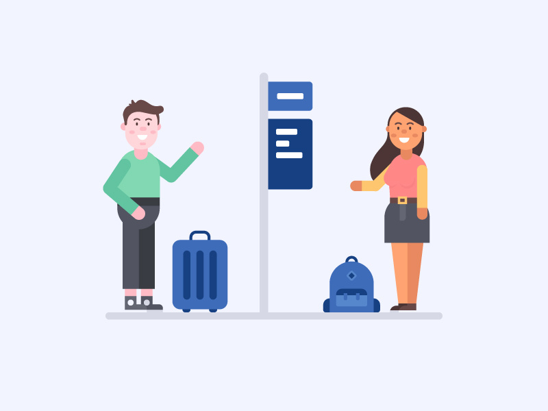 Bus Stop Characters by Jordan Jenkins on Dribbble