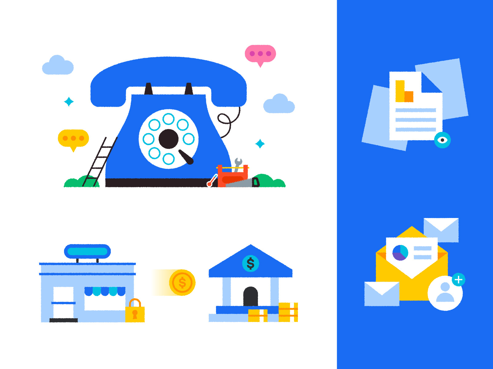 Service Titan Illustrations by Jordan Jenkins for ServiceTitan on Dribbble