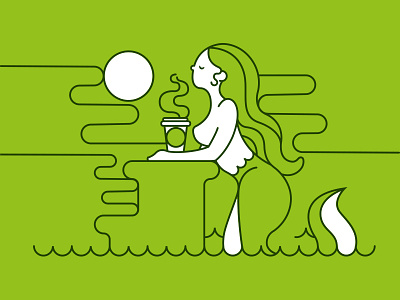 Mermaid by Porta on Dribbble