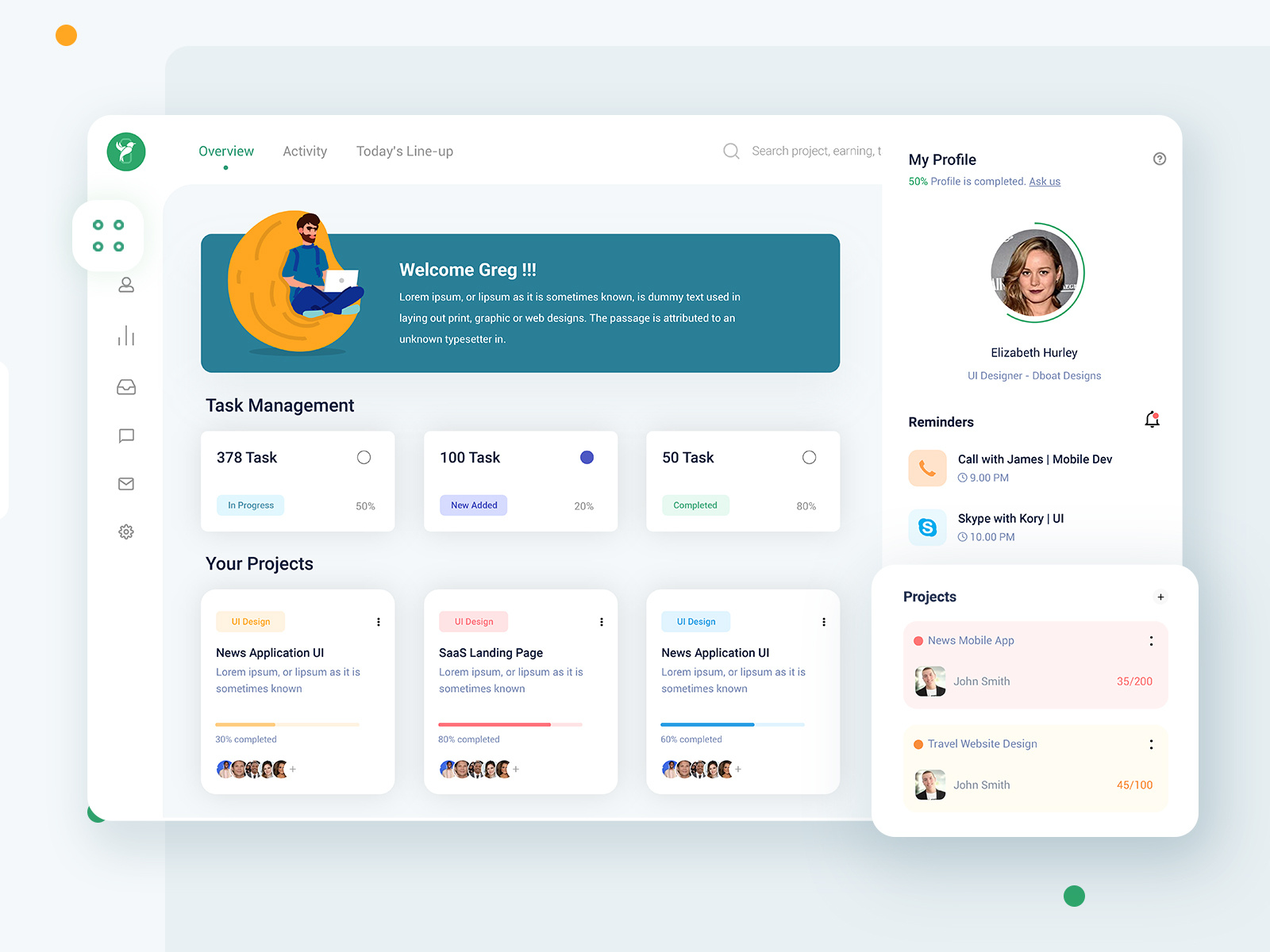 Dashboard UI by eSparkBiz on Dribbble