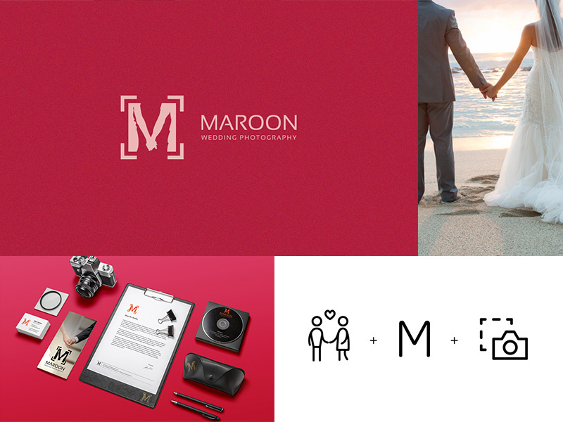 Maroon Wedding Photography by Bransense on Dribbble