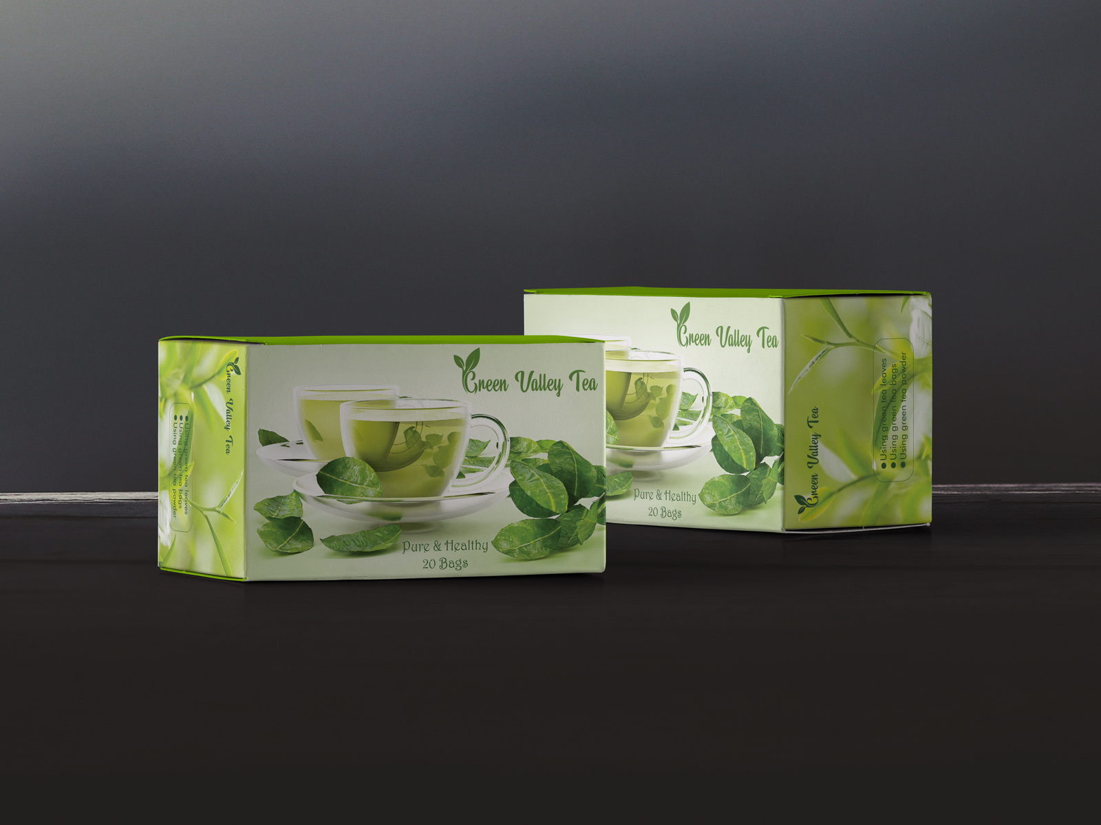 Green Valley Tea Layout Design by Md Faysal Amin on Dribbble