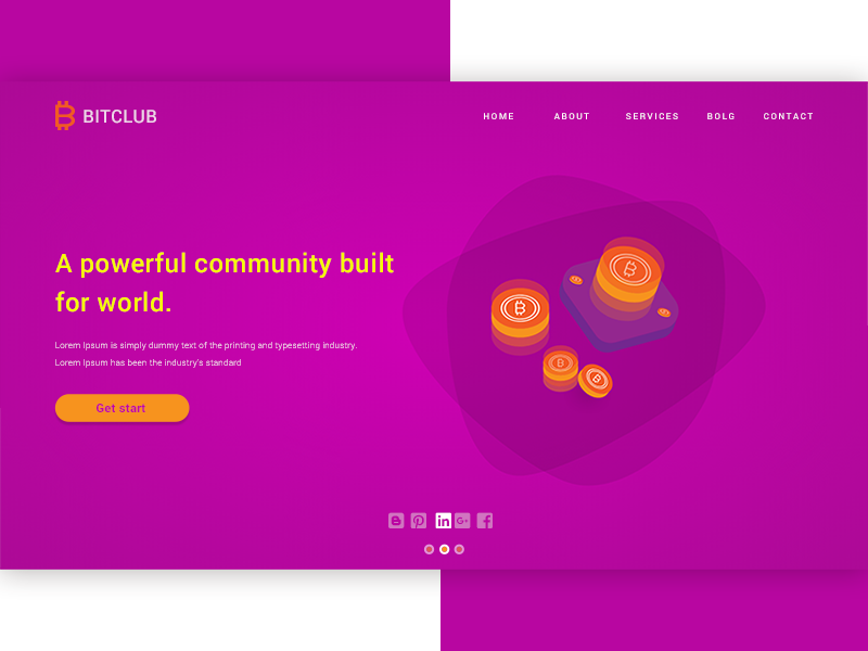 Hero Template Design by Zakarul islam on Dribbble