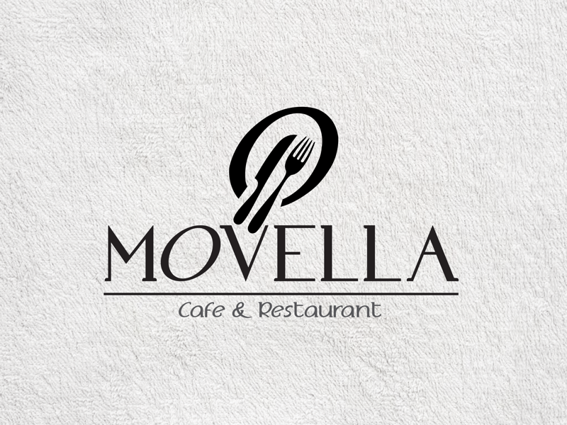 Movella Restaurant Logo🍽 by Burçin Kara on Dribbble