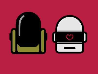 Daft Punk by Rigo Cardoso on Dribbble