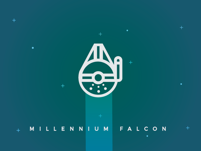 Millennium Falcon by Rigo Cardoso on Dribbble