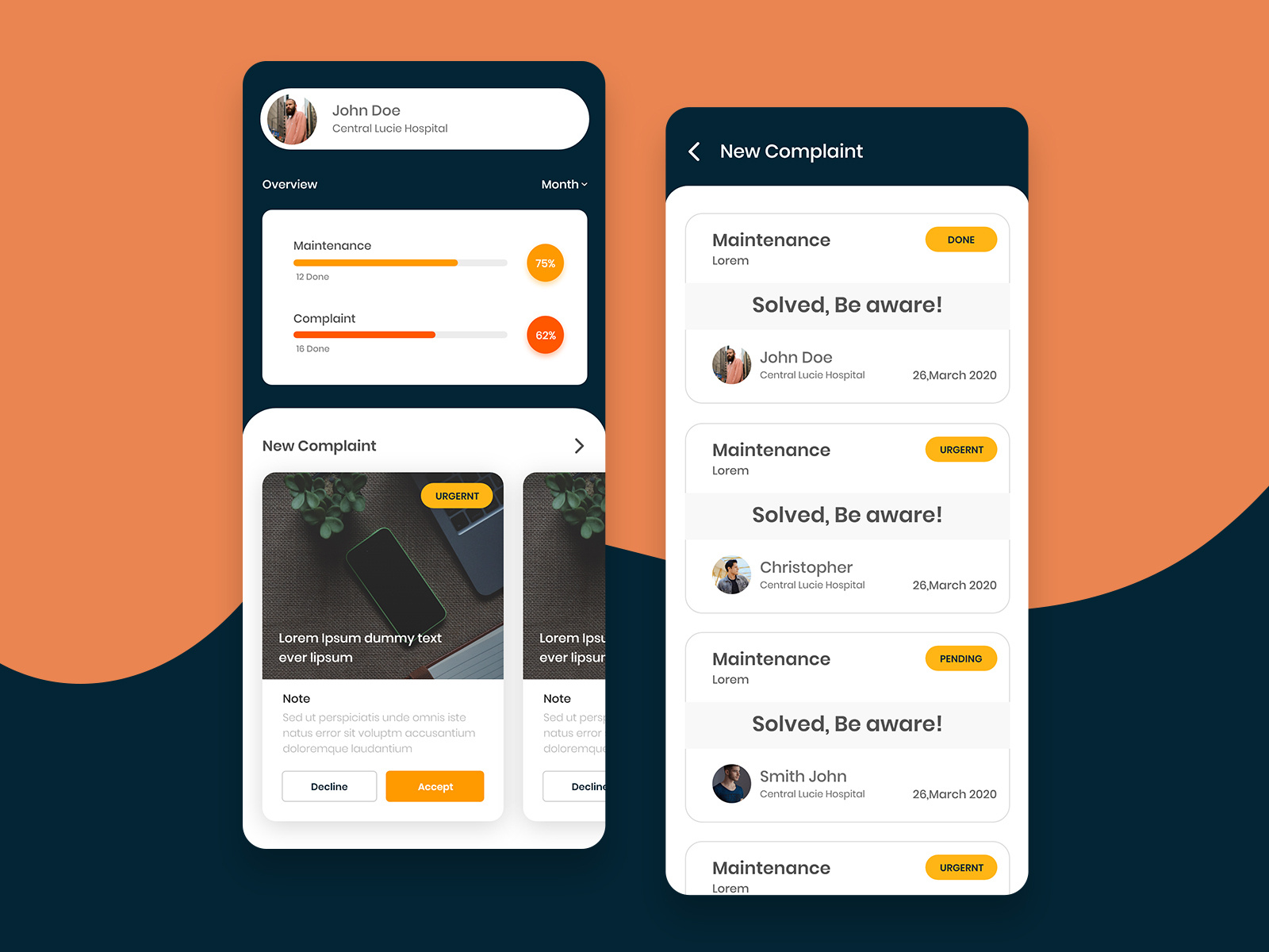 Citizen Complaint & Report Concept by aPurple on Dribbble