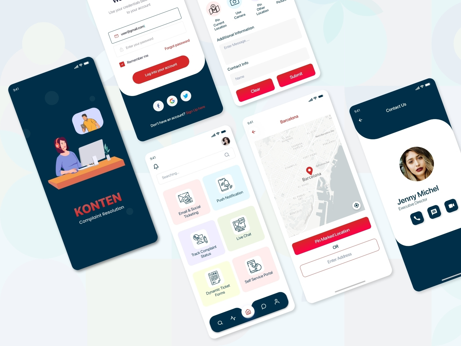 Complaint Management App by aPurple on Dribbble