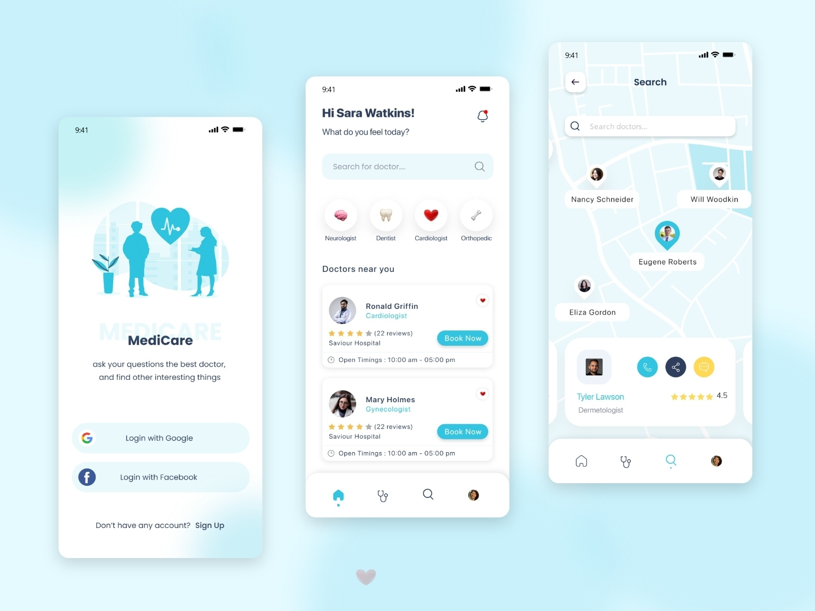 Clinical Management App by aPurple on Dribbble