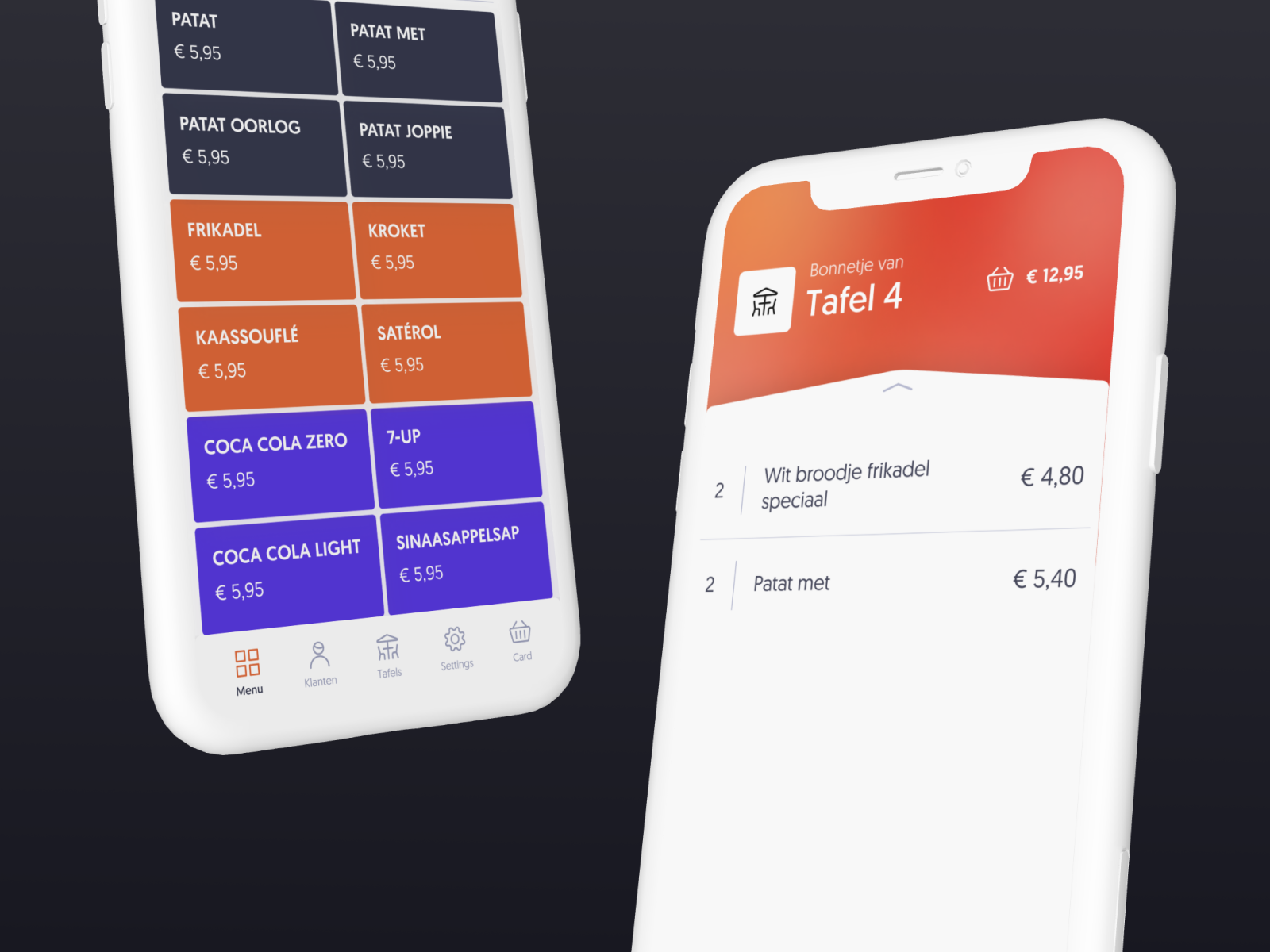 UI Design Order Application by Wilco van Meppelen on Dribbble