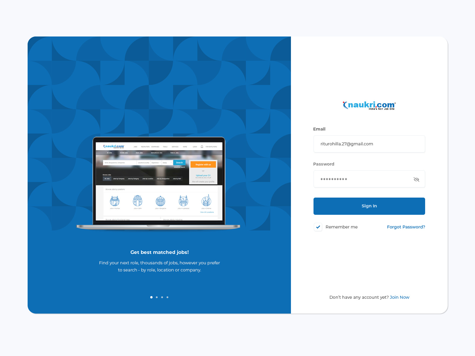 Login Screen by Ritu Rohilla on Dribbble