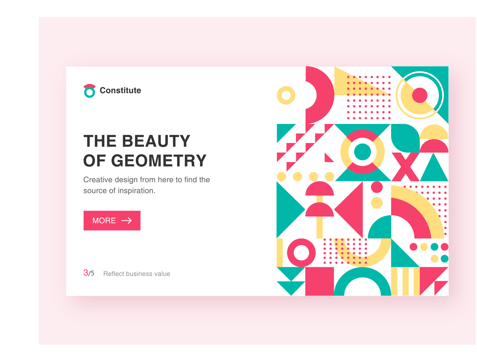 Geometric composition by Wetally on Dribbble