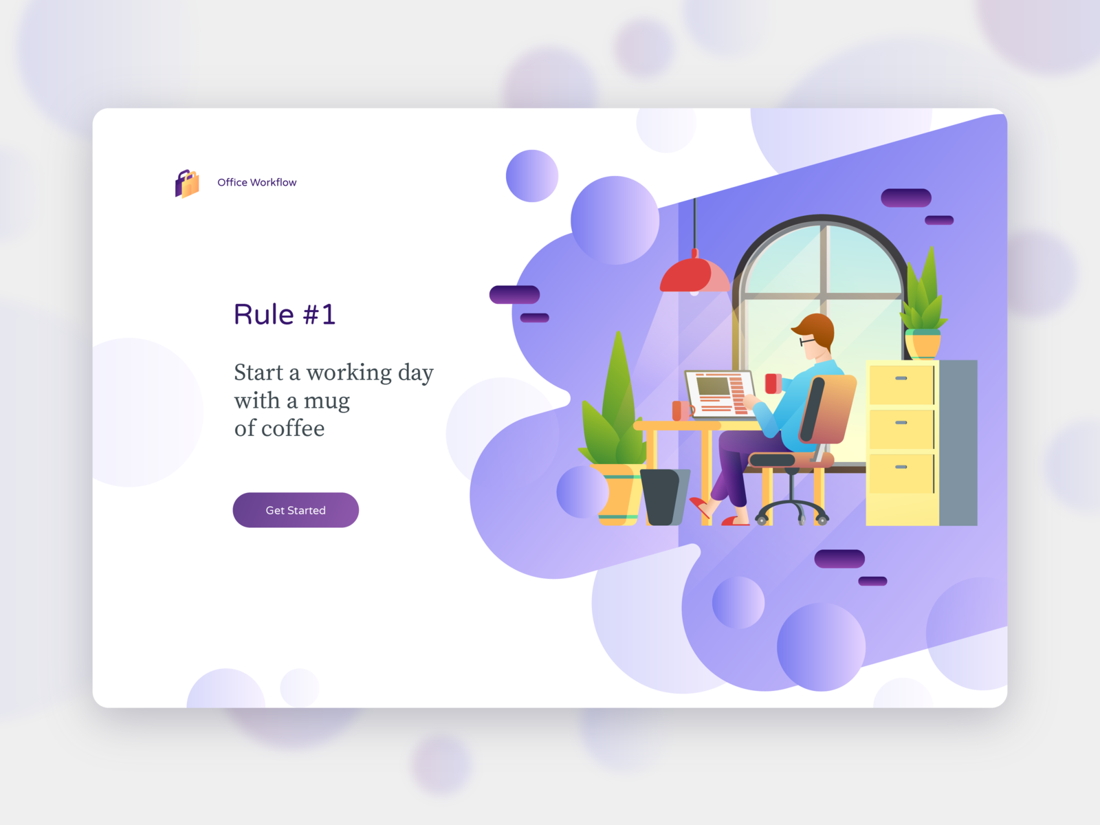 Office Workflow Art Illustration by Valentine on Dribbble