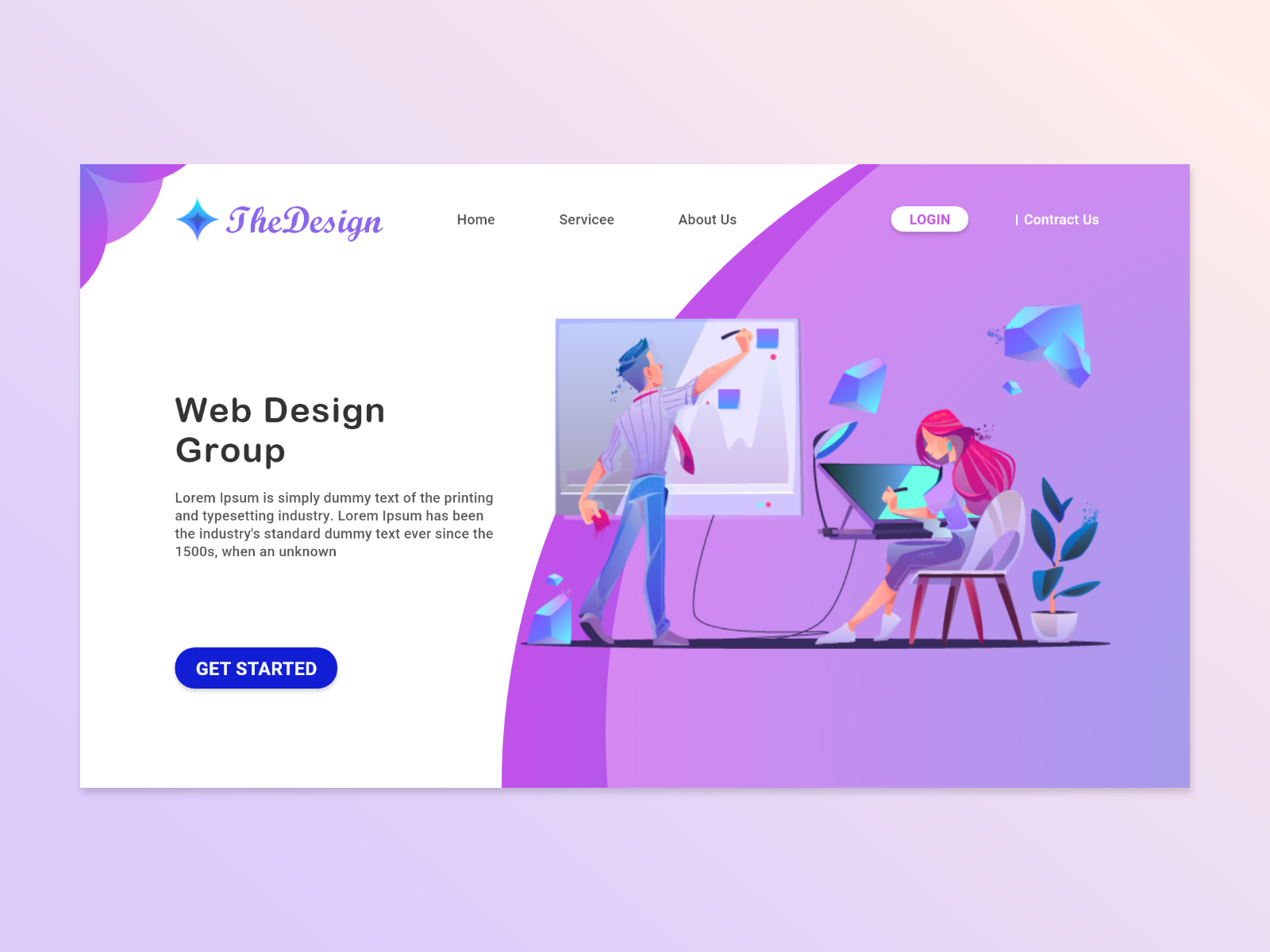Landing Page by Anik Mahmud on Dribbble