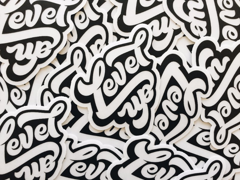 Level Up Stickers by Daniel Palacios on Dribbble