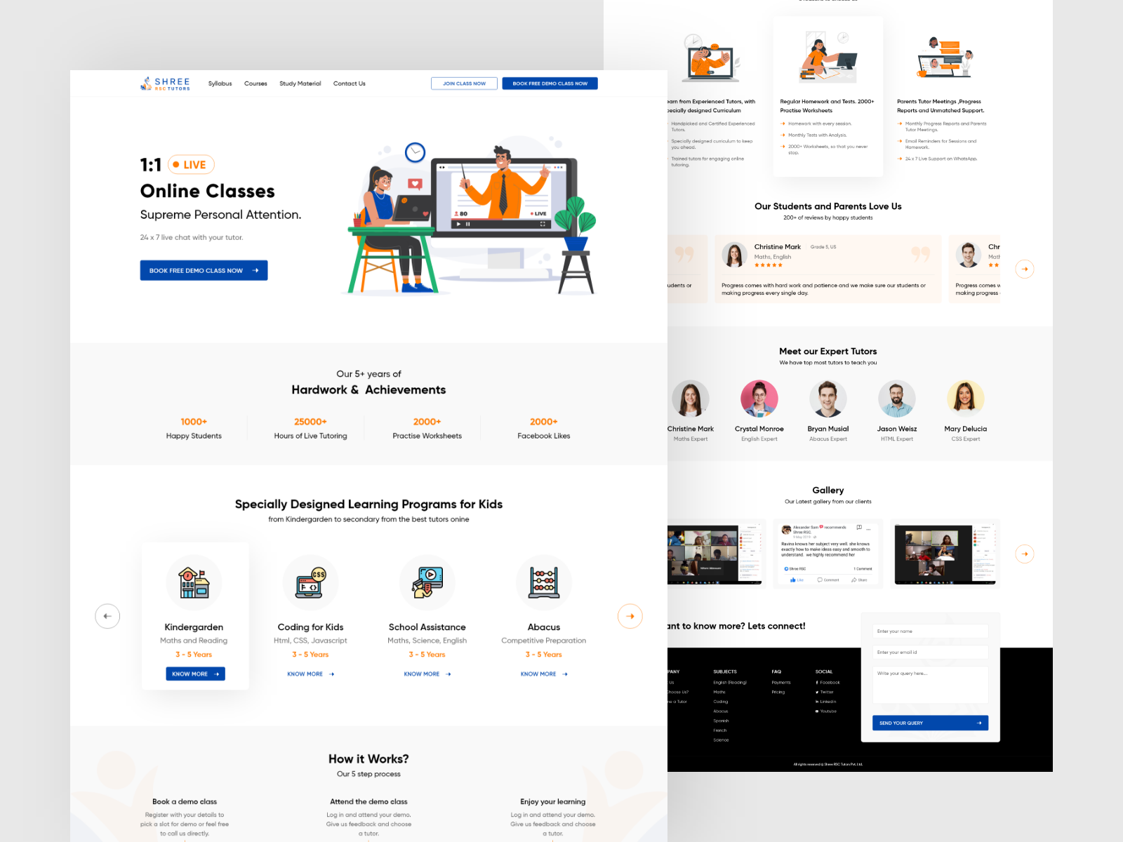 Shree RSC Tutors by Anuj Agrawal on Dribbble
