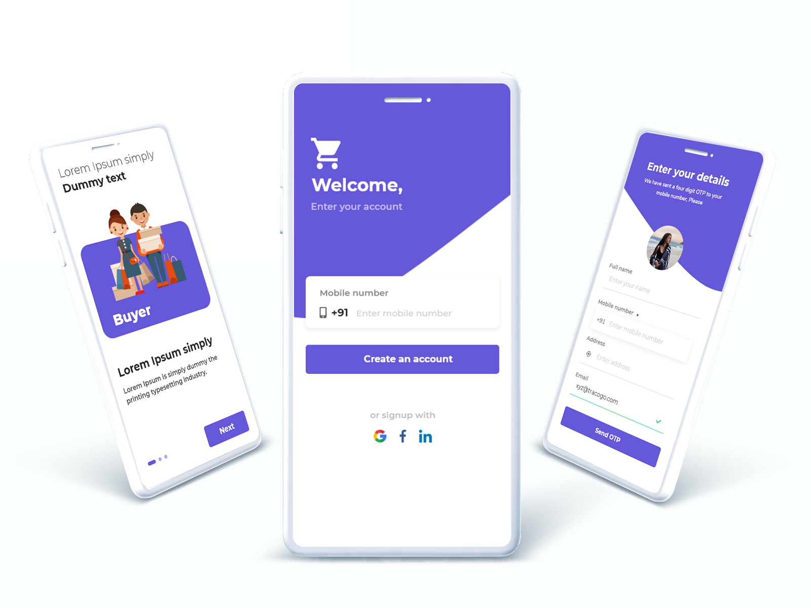 UI/UX for Purchasing App by Mohan M on Dribbble