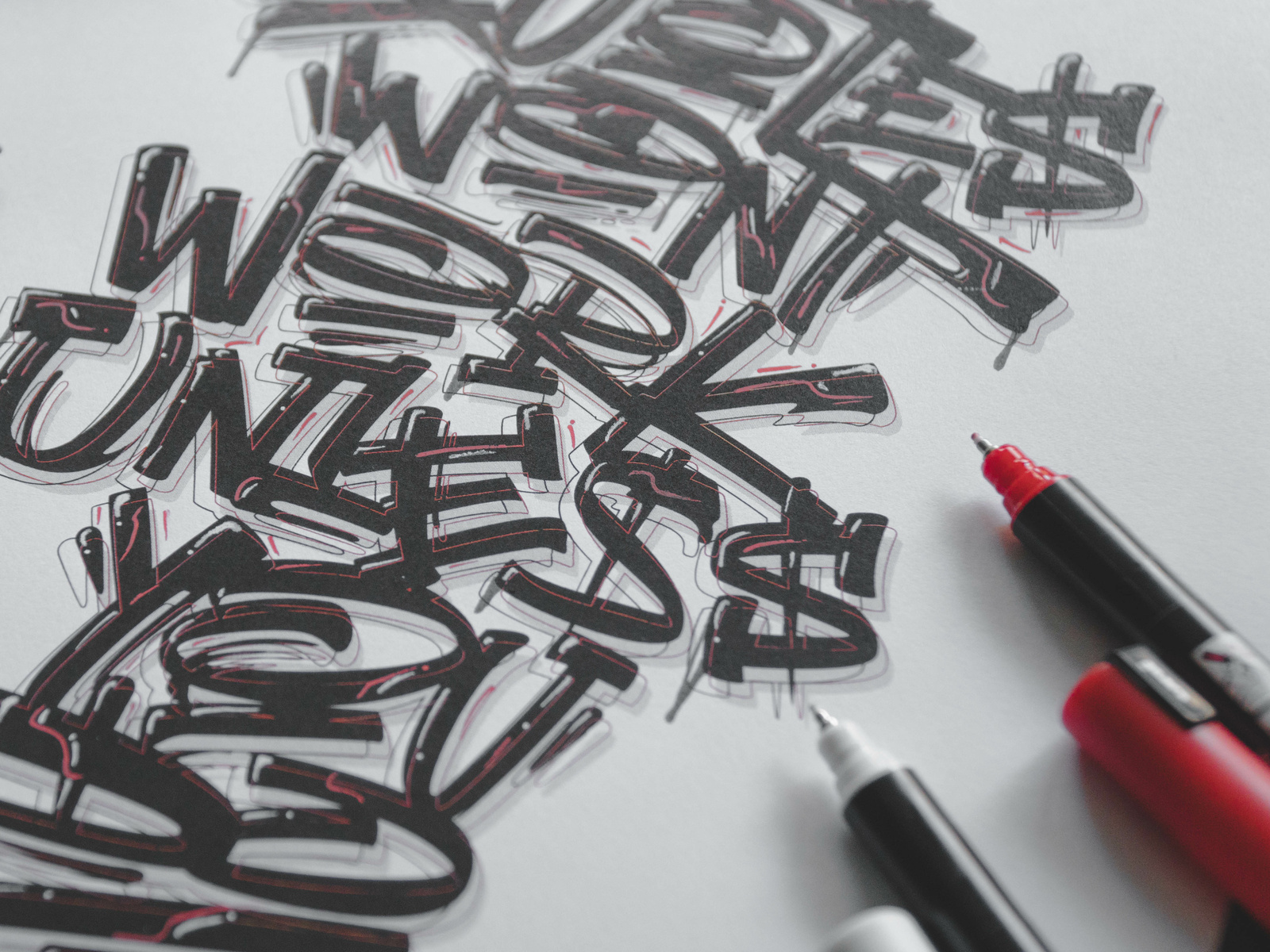 "Quotes won't work unless you do" - Final Lettering by snooze one on ...