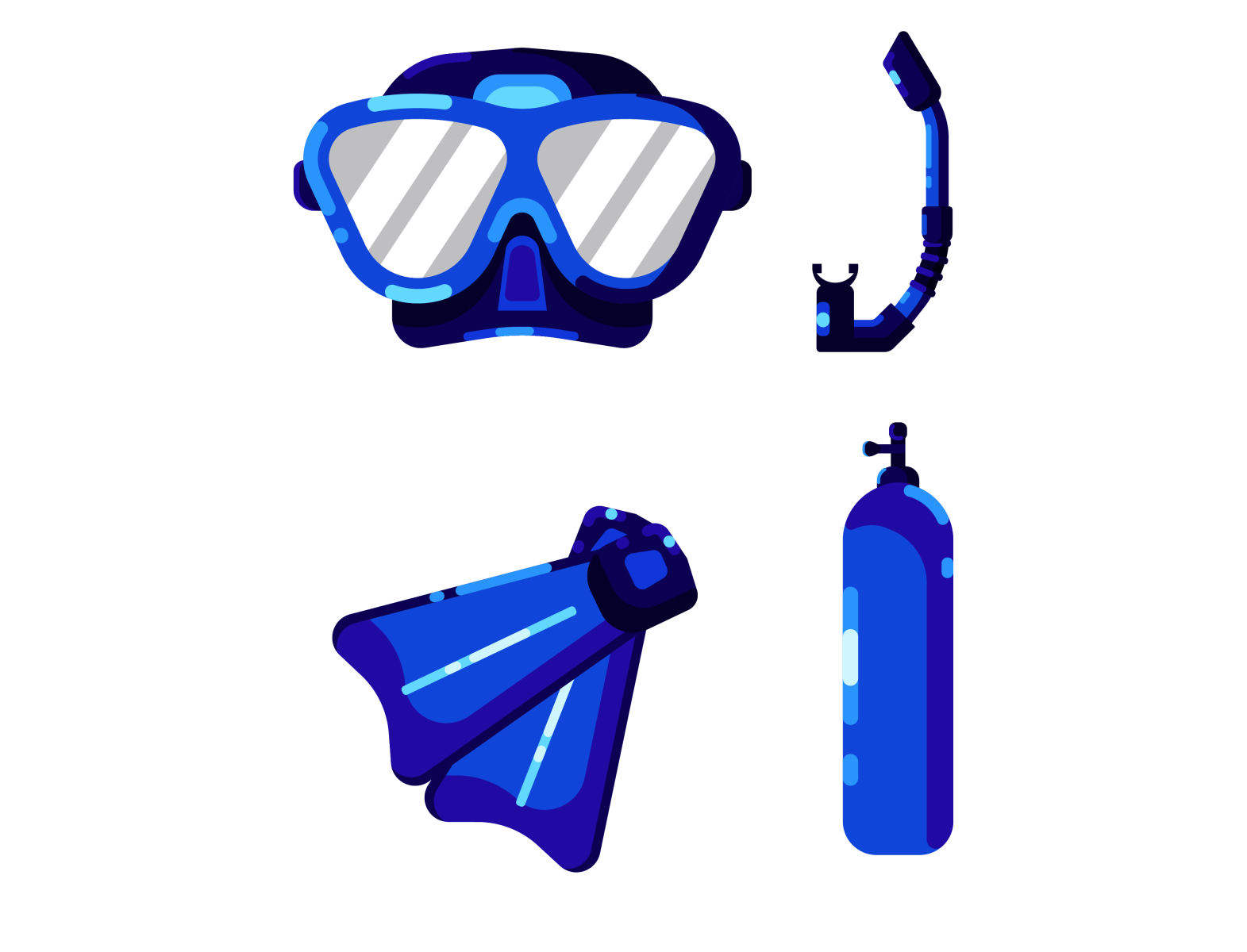 Scuba Diving by Igor Kravchuk on Dribbble