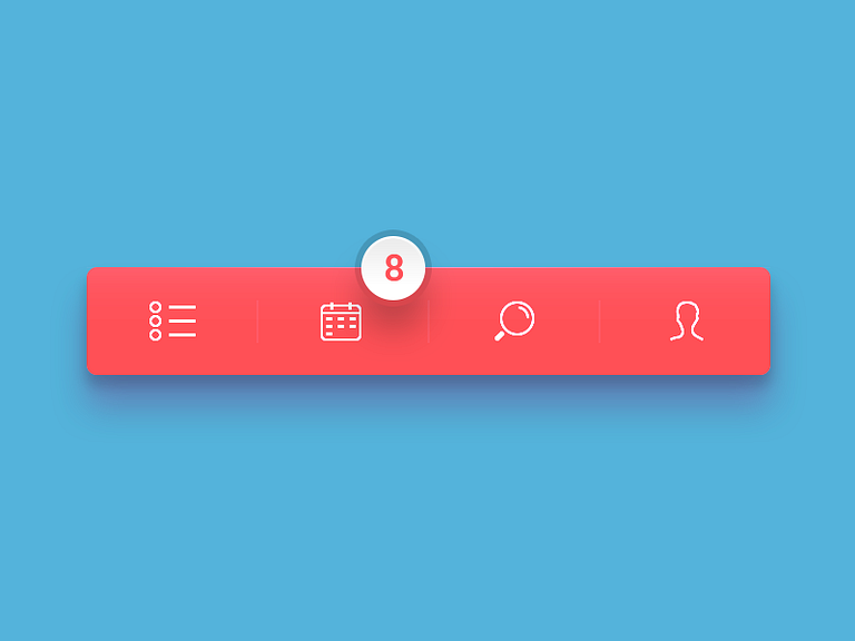 Navigation Bar by Alex on Dribbble