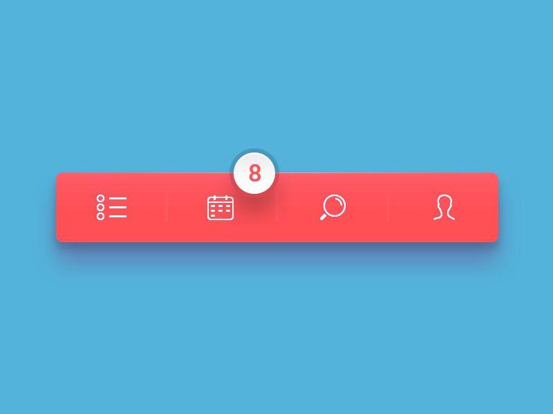 Navigation Bar by Alex on Dribbble