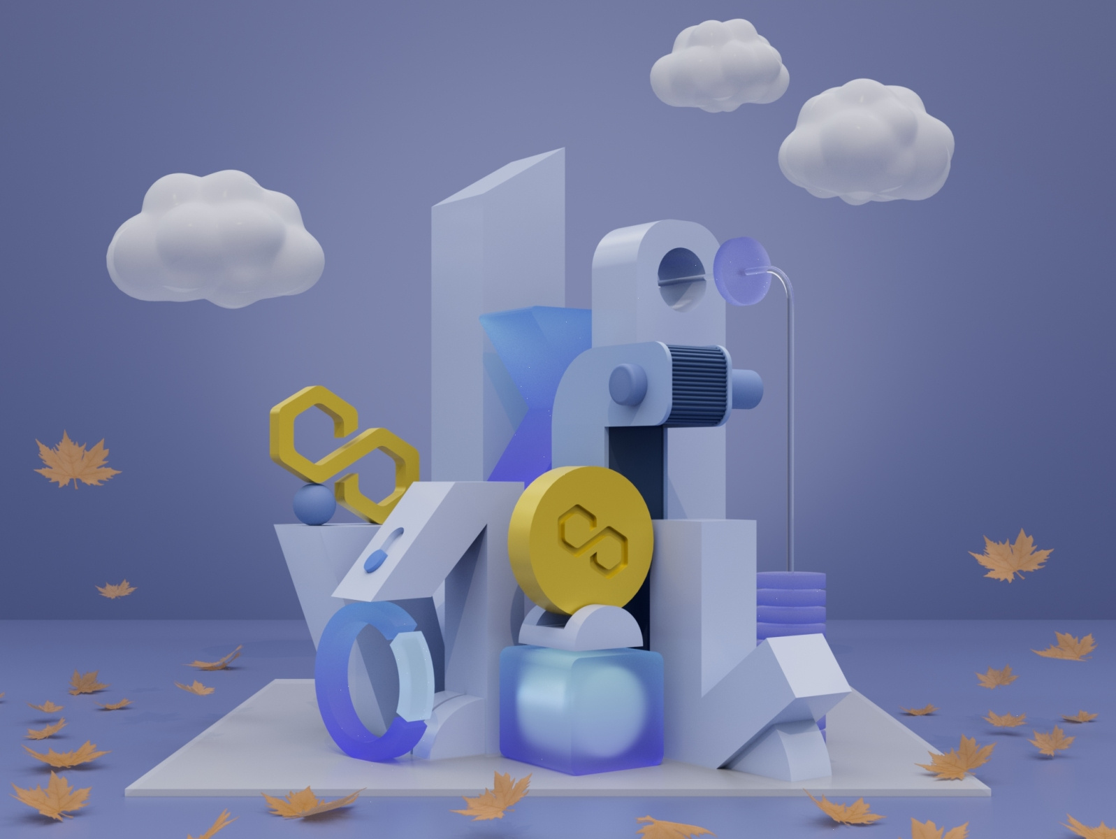 Polygon Matic Illustration by Ali Shafiei on Dribbble